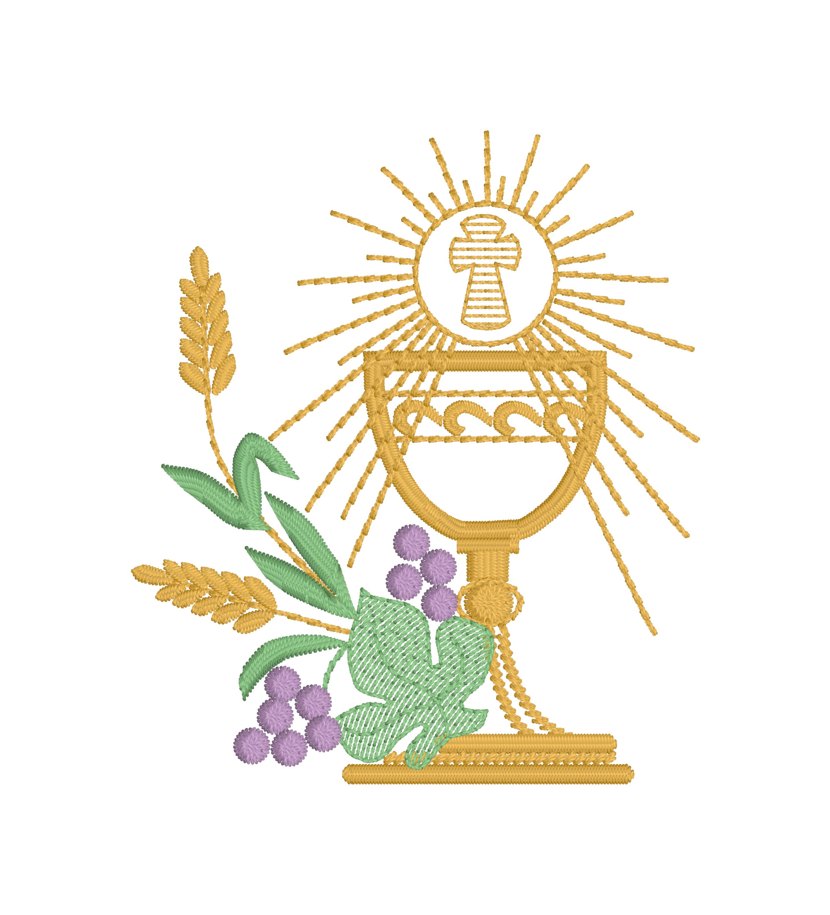 Communion Machine Embroidery Design 2 Designs 3 Sizes - Etsy
