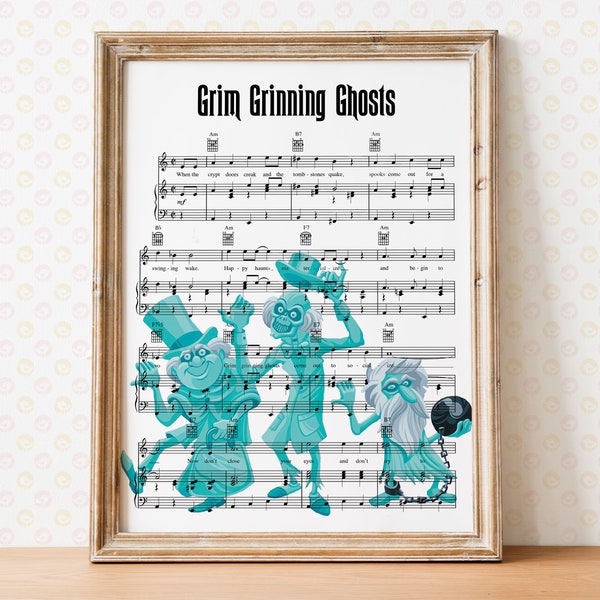 Grim Grinning Ghosts - Etsy