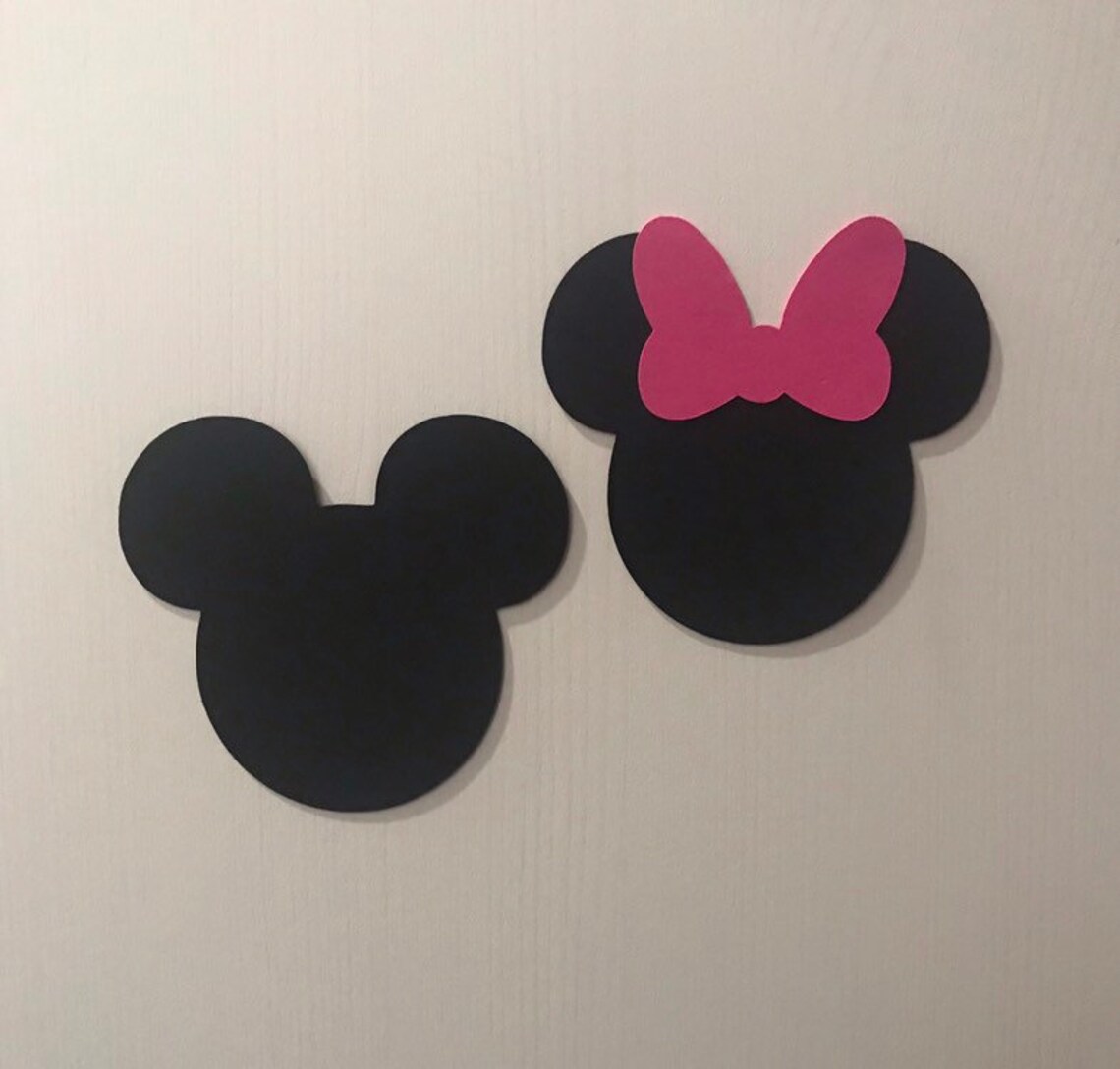 Mickey and Minnie Die Cuts - Etsy