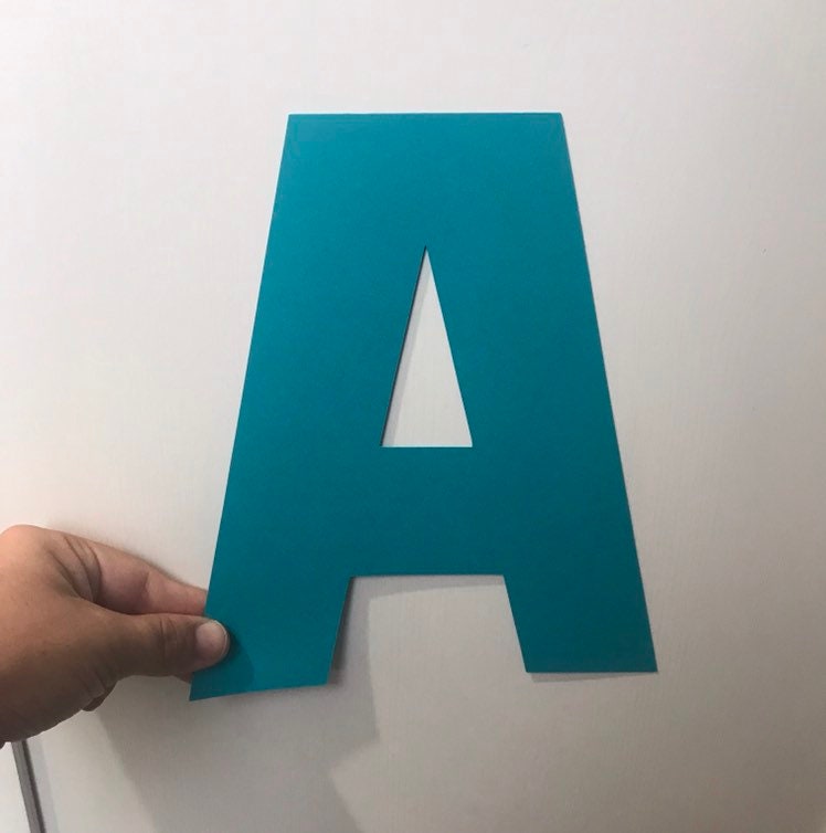 Large 8" Alphabet Letters and Numbers - MANY Font - Cardstock Die Cuts ...