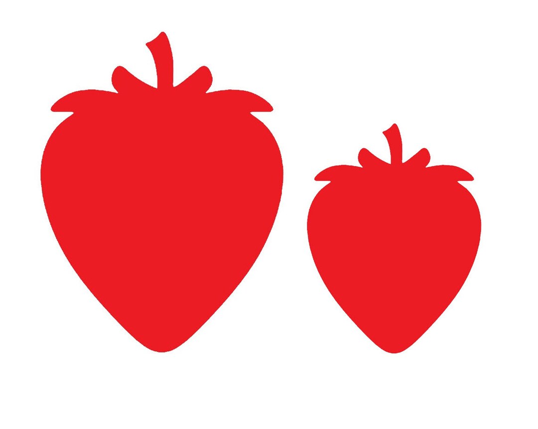 Strawberry Cardstock Die Cuts, Quantity: 30 - Etsy