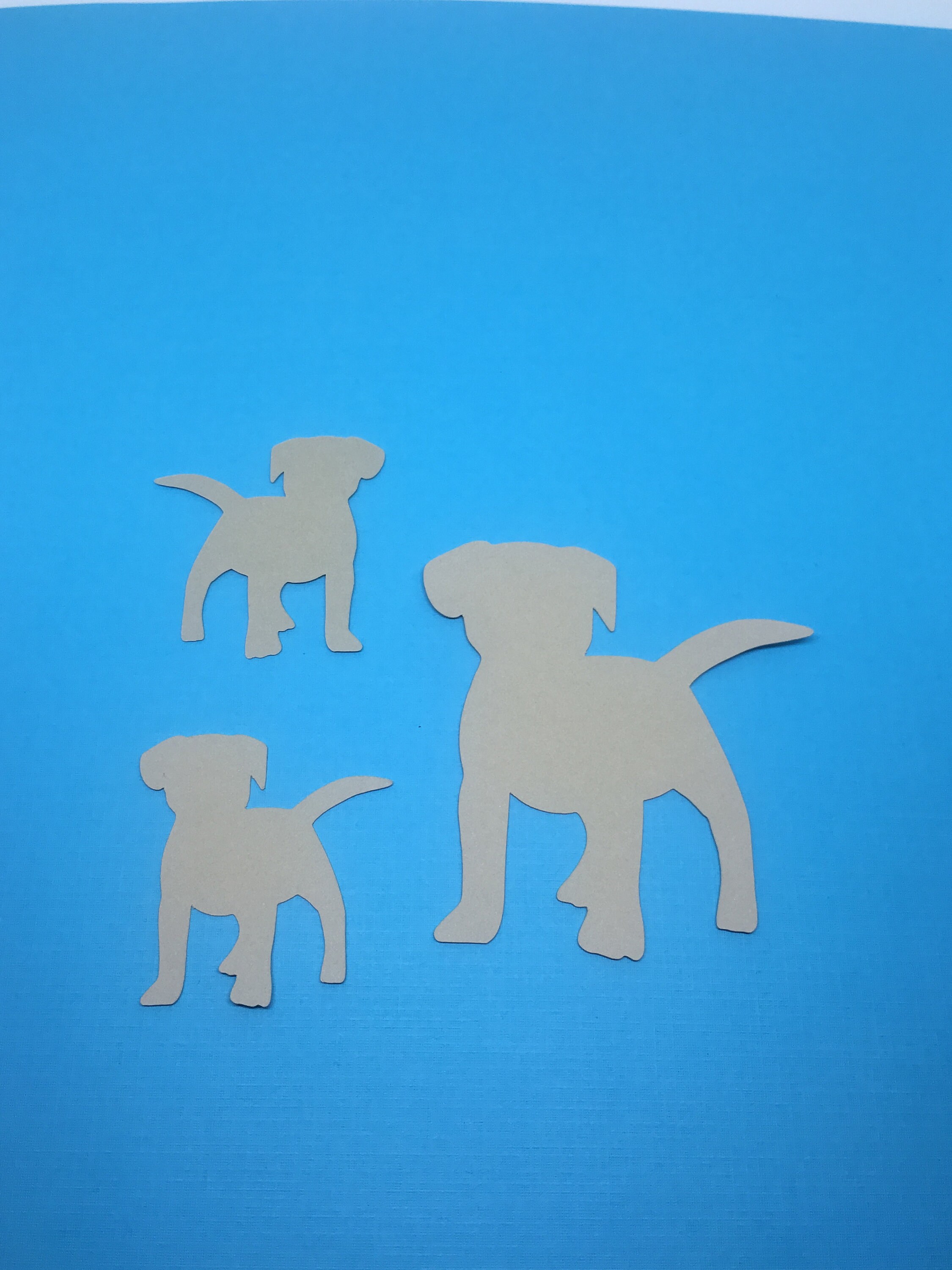 Dog Puppy Dog Cardstock Die Cuts Quantity: 25 | Etsy
