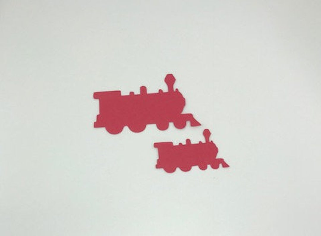 Train Cardstock Die Cuts, Qty: 30 - Etsy