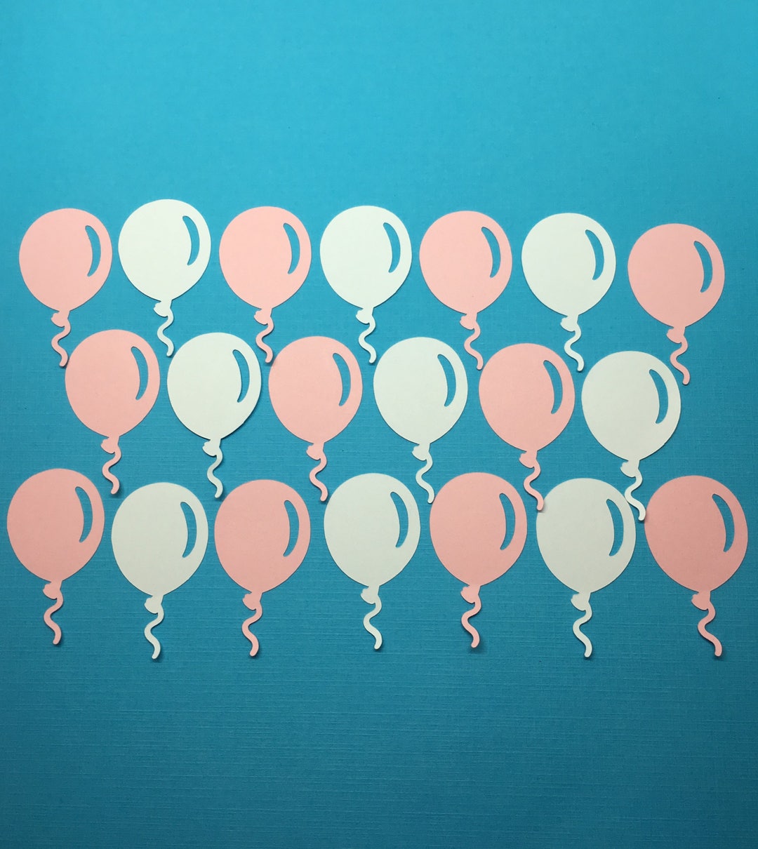 Balloon With String, Party Balloons Cardstock Die Cuts, Qty: 30 - Etsy