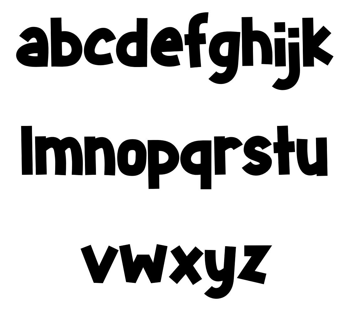 Alphabet Letters and Numbers Starlight Font Cardstock Die - Etsy