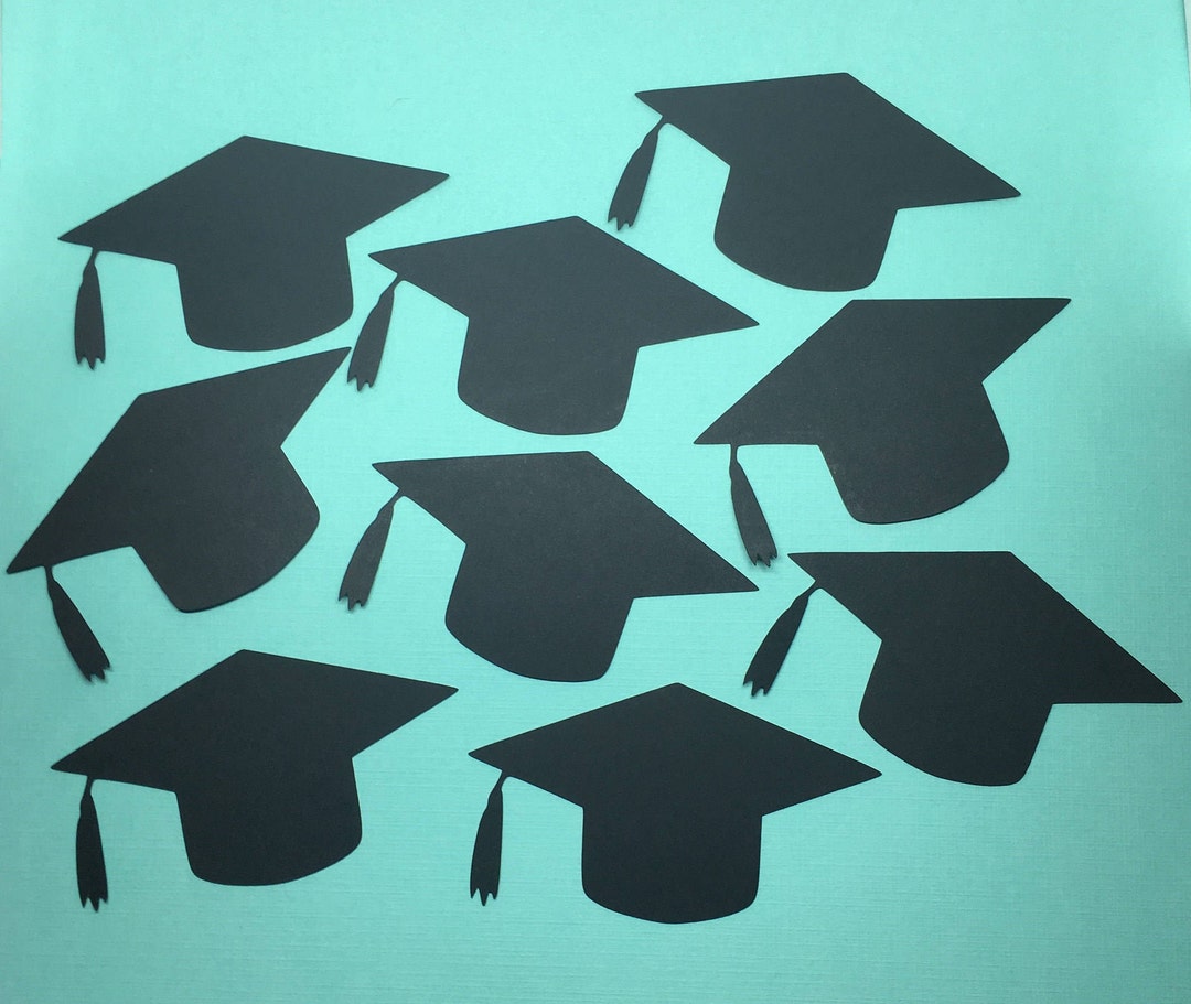 Graduation Caps, Hats Cardstock Die Cuts, Qty: 30 - Etsy