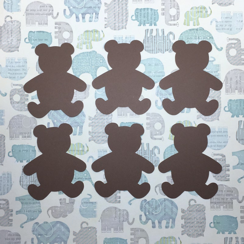 Teddy Bear Cutouts - Etsy