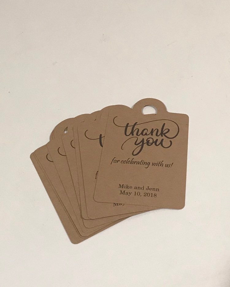 Custom Thank You Tags | Etsy