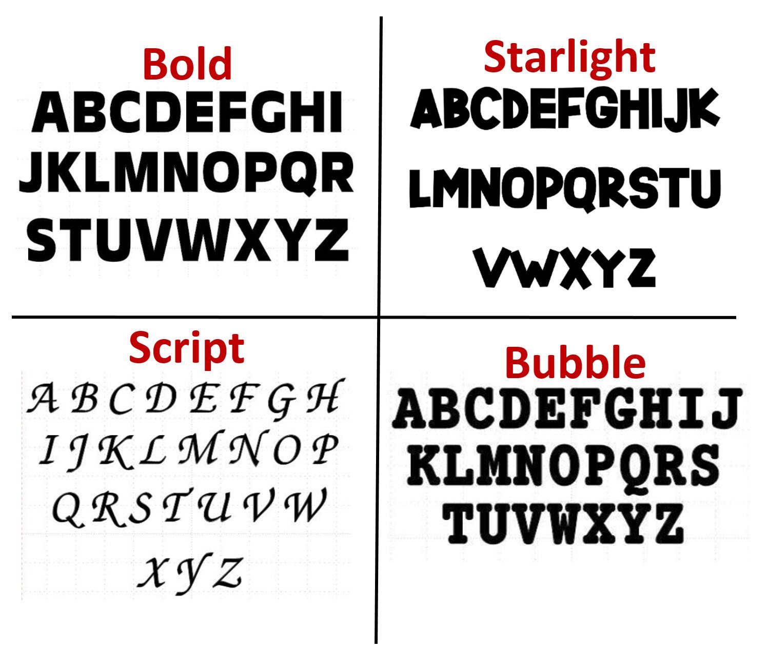 Large 8 Alphabet Letters and Numbers MANY Font - Etsy