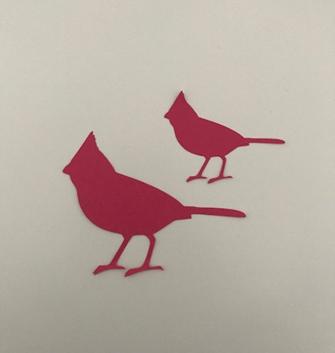 Cardinal, Bird Cardstock Die Cuts, Quantity: 30 - Etsy