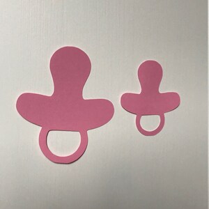 Pacifier Cardstock Die Cuts, Quantity: 30 - Etsy