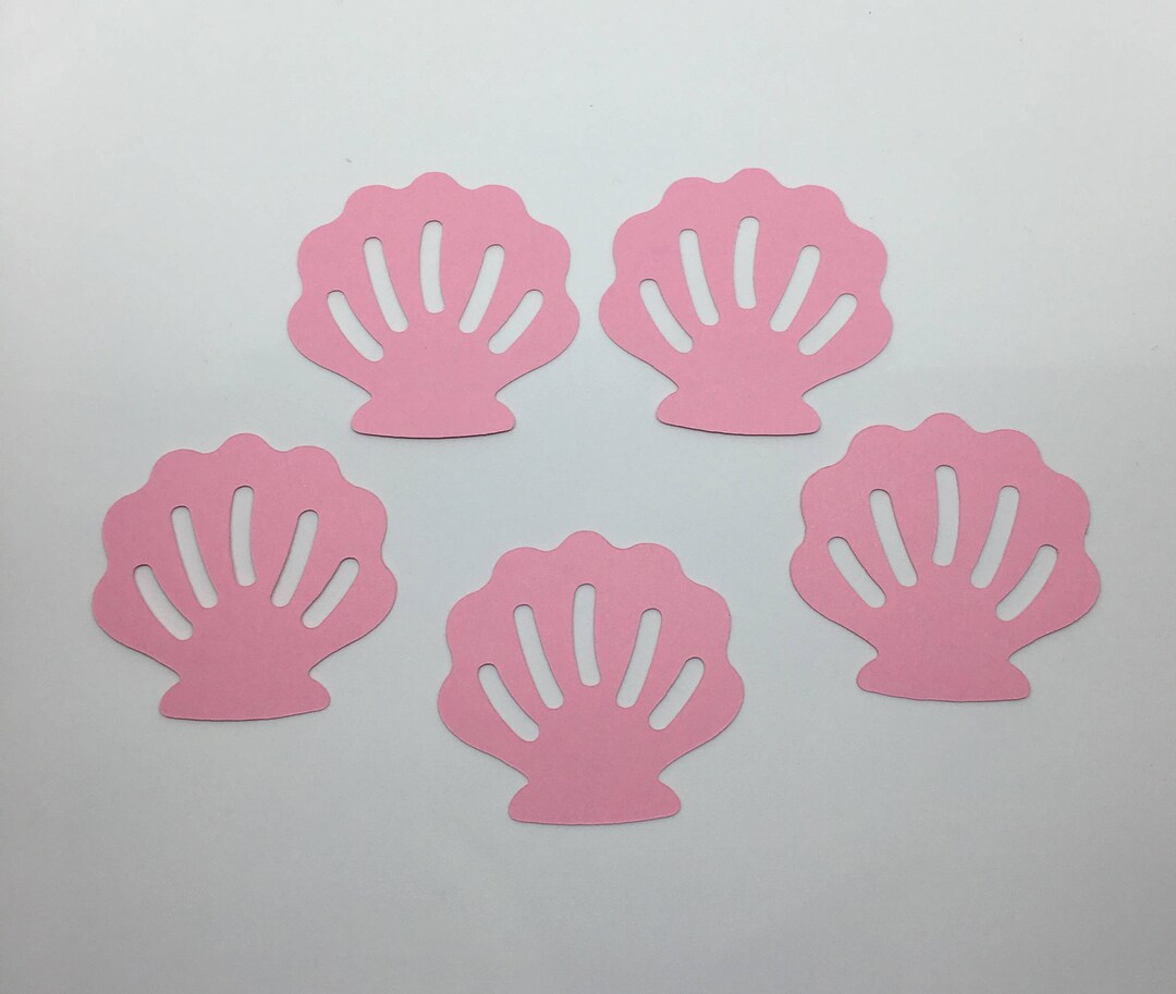 Shell Cardstock Die Cuts, Qty: 25 - Etsy