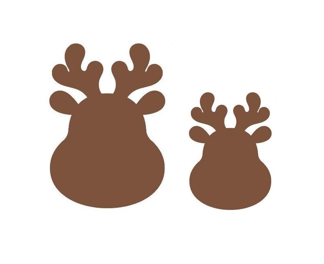 Reindeer Cartoon, Rudolph Cardstock Die Cuts, Quantity: 25 - Etsy