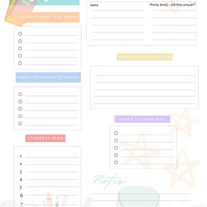 School Counselors Planner, School Counseling Daily Calendar, To-do ...