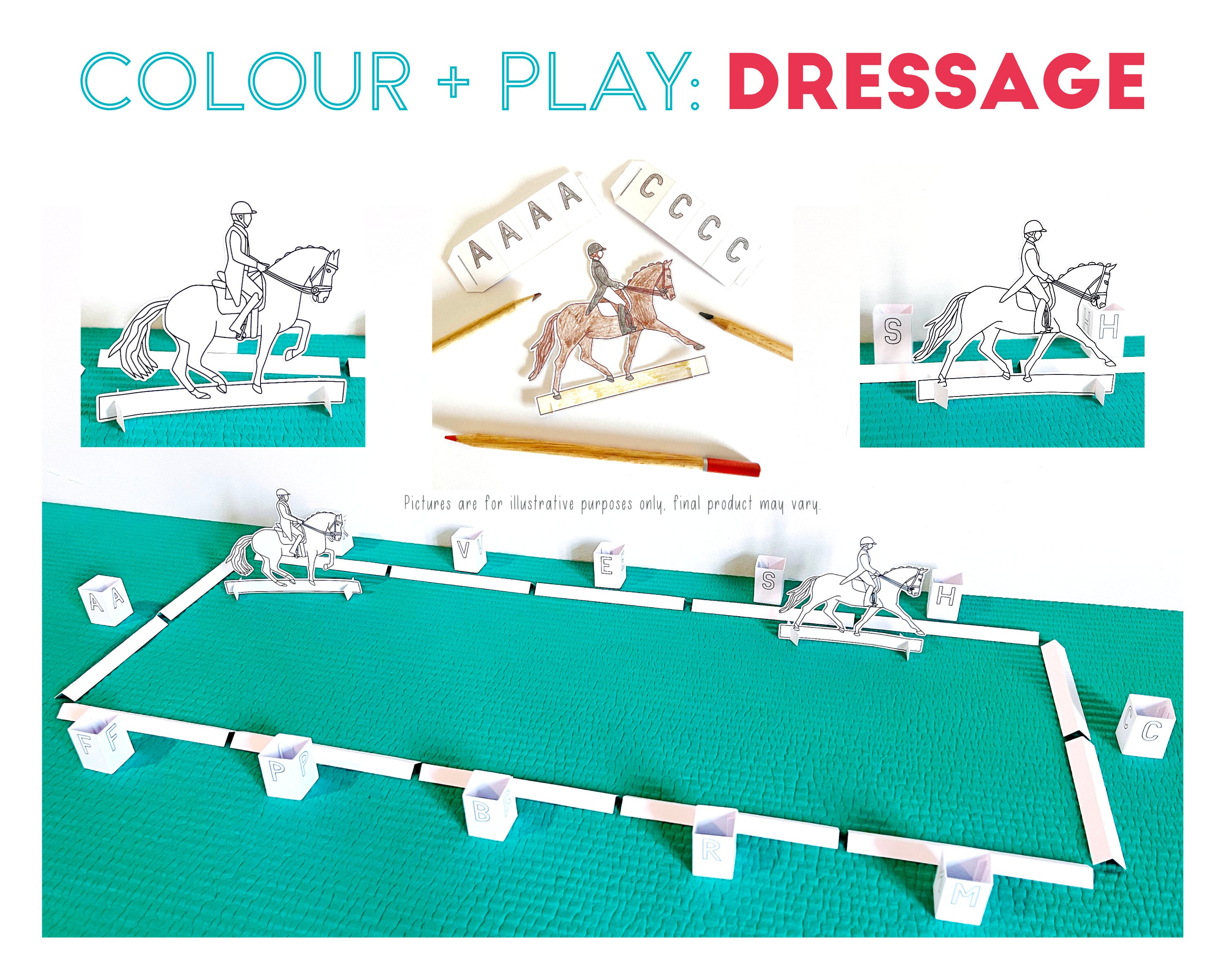 Printable Horse Craft for Kids | Equestrian Coloring | Horse Pony ...