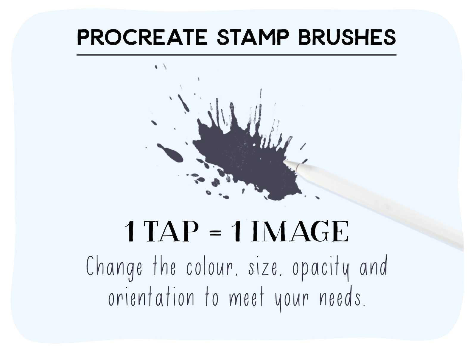 Procreate Ink Splatter & Splash Stamp Brushes (instant Download) - Etsy