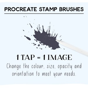 Procreate Splatter Stamps, 100 Ink Splash Stamp Brushes for Procreate ...