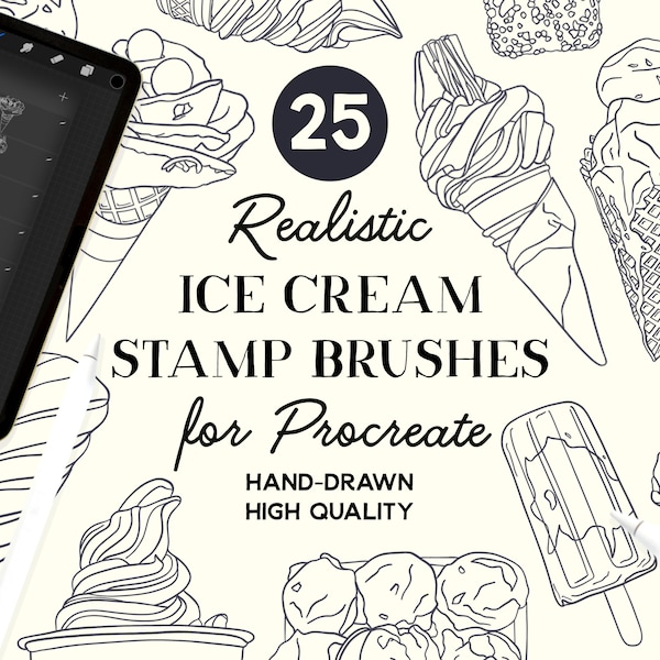 Ice Cream Stamp - Etsy