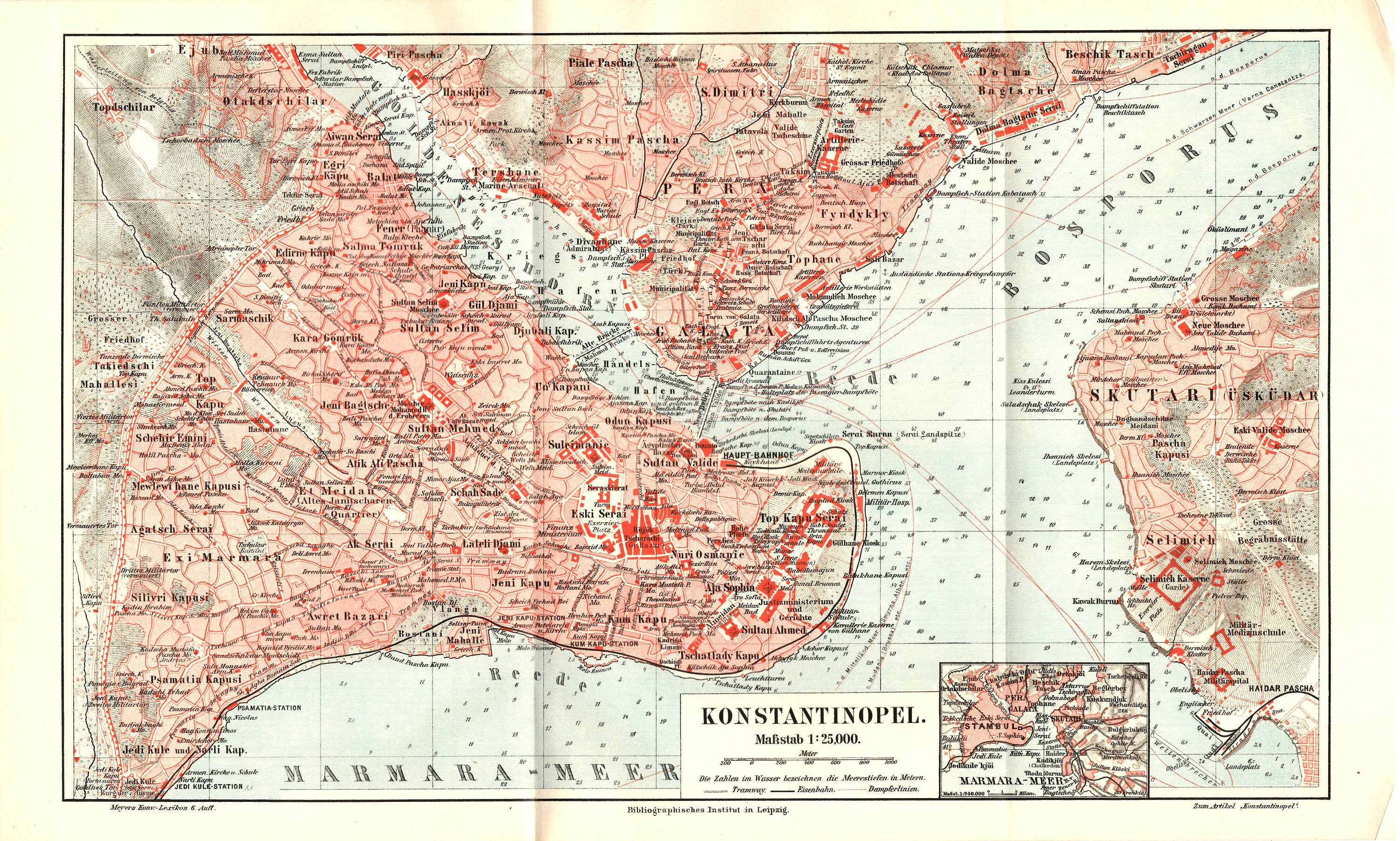 Constantinople Map Byzantine