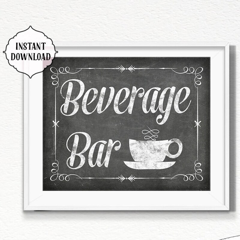Beverage Bar - Etsy