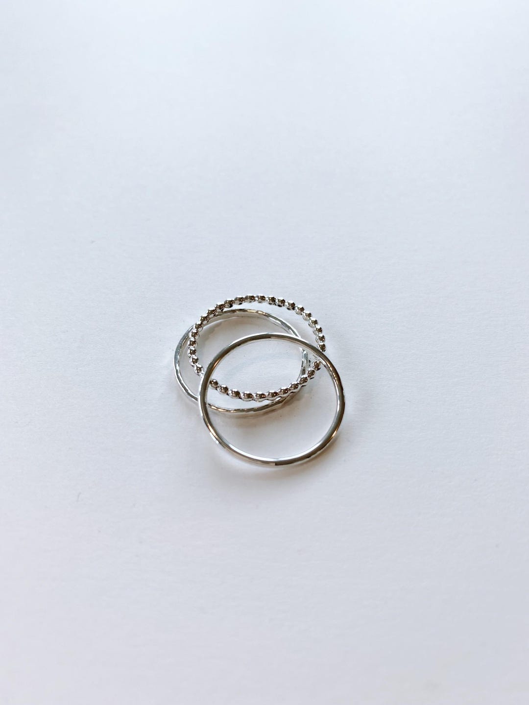 Set of Three Stacking Rings - Etsy