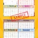 2024-2025 Customizable Calendar Template | Planner | Editable Digital ...