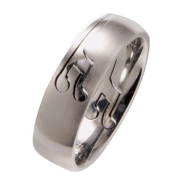Sterling Puzzle Ring - Etsy