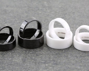 Ceramic Wedding Band | Etsy