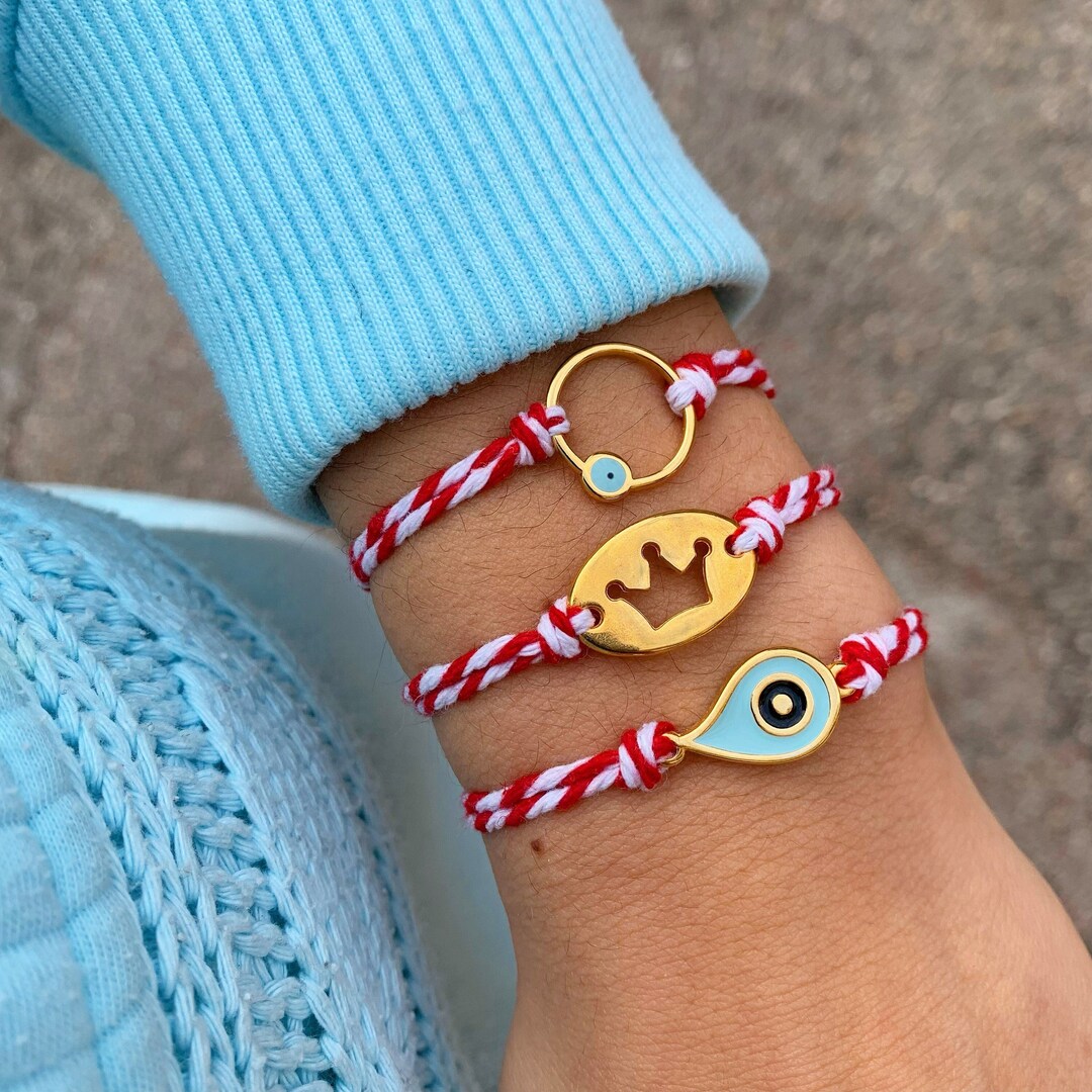 March Bracelets, Greek Martis, Evil Eye Martis, Martakia Bracelets ...