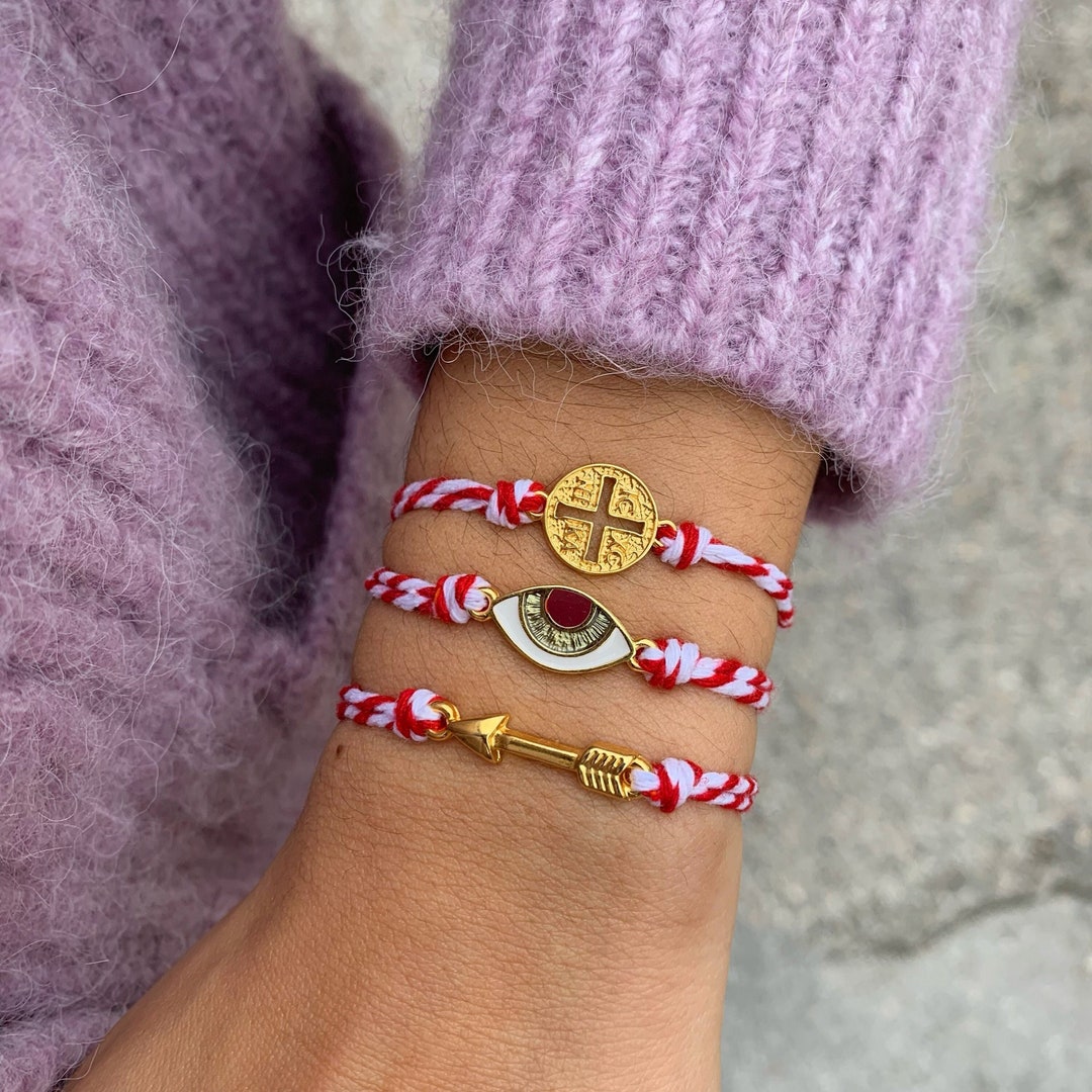 March Bracelet, Greek Martis, Evil Eye Bracelet, Konstantinato Bracelet ...