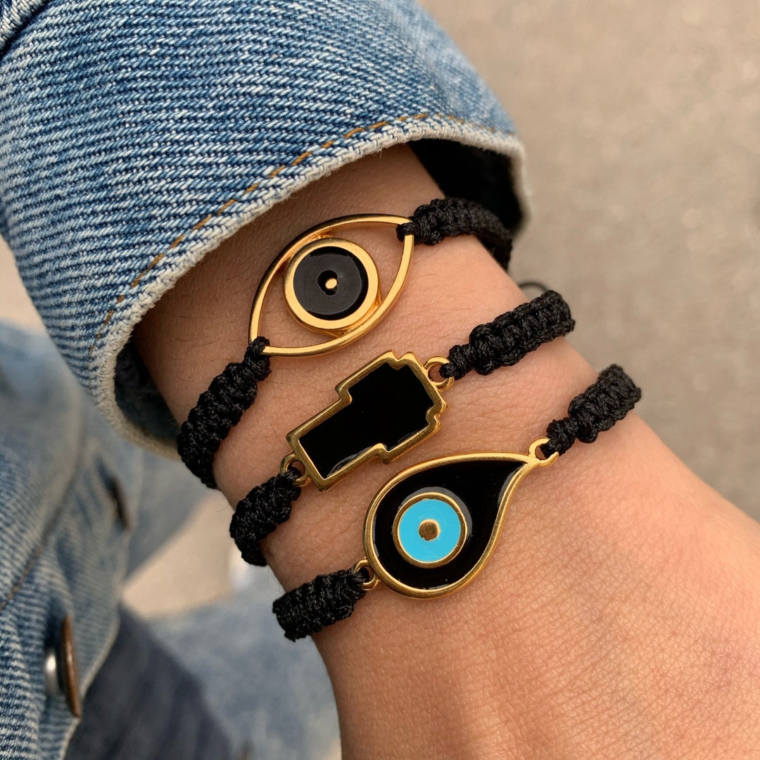 Evil Eye Bracelets, Cross Bracelet, Evil Eye Jewelry, Protection ...