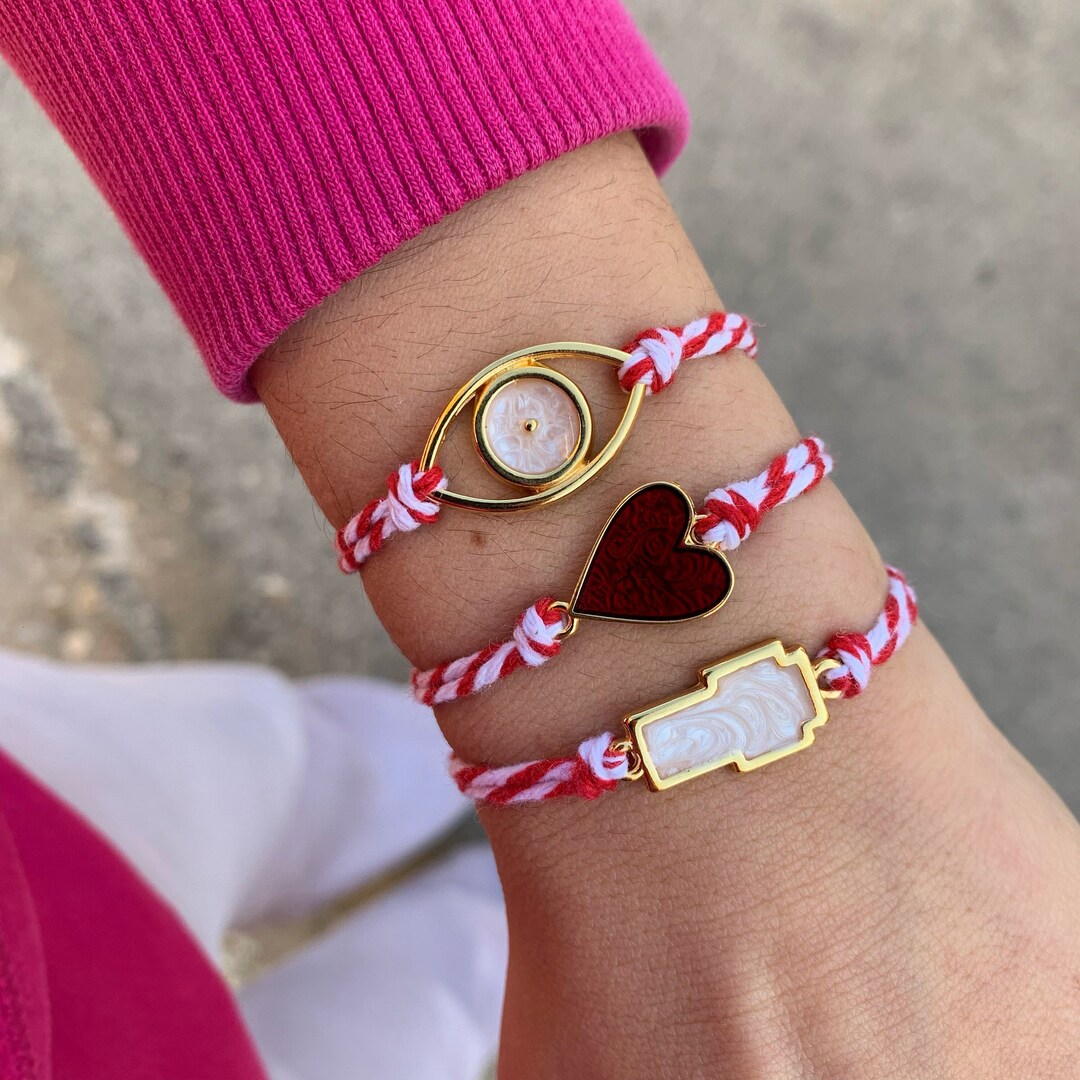 March Bracelets, Greek Martis, Evil Eye March Bracelet, Martakia ...