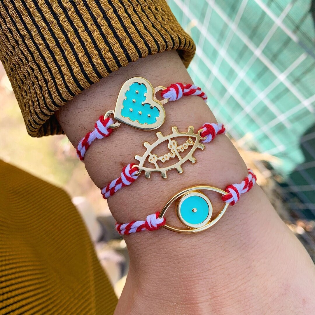 March Bracelets, Greek Martis, Evil Eye Martis, Martakia Bracelets ...