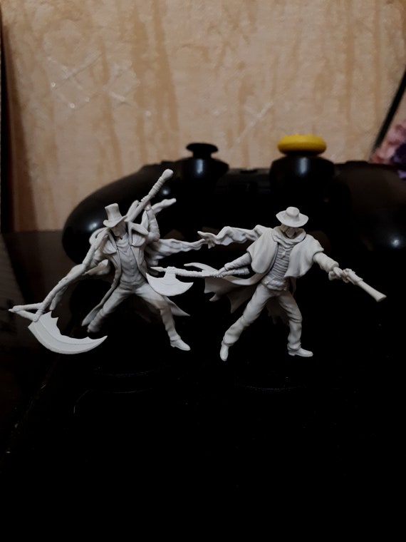 Bloodborne miniatures Gascoigne and Gehrman 40mm32-35mm | Etsy