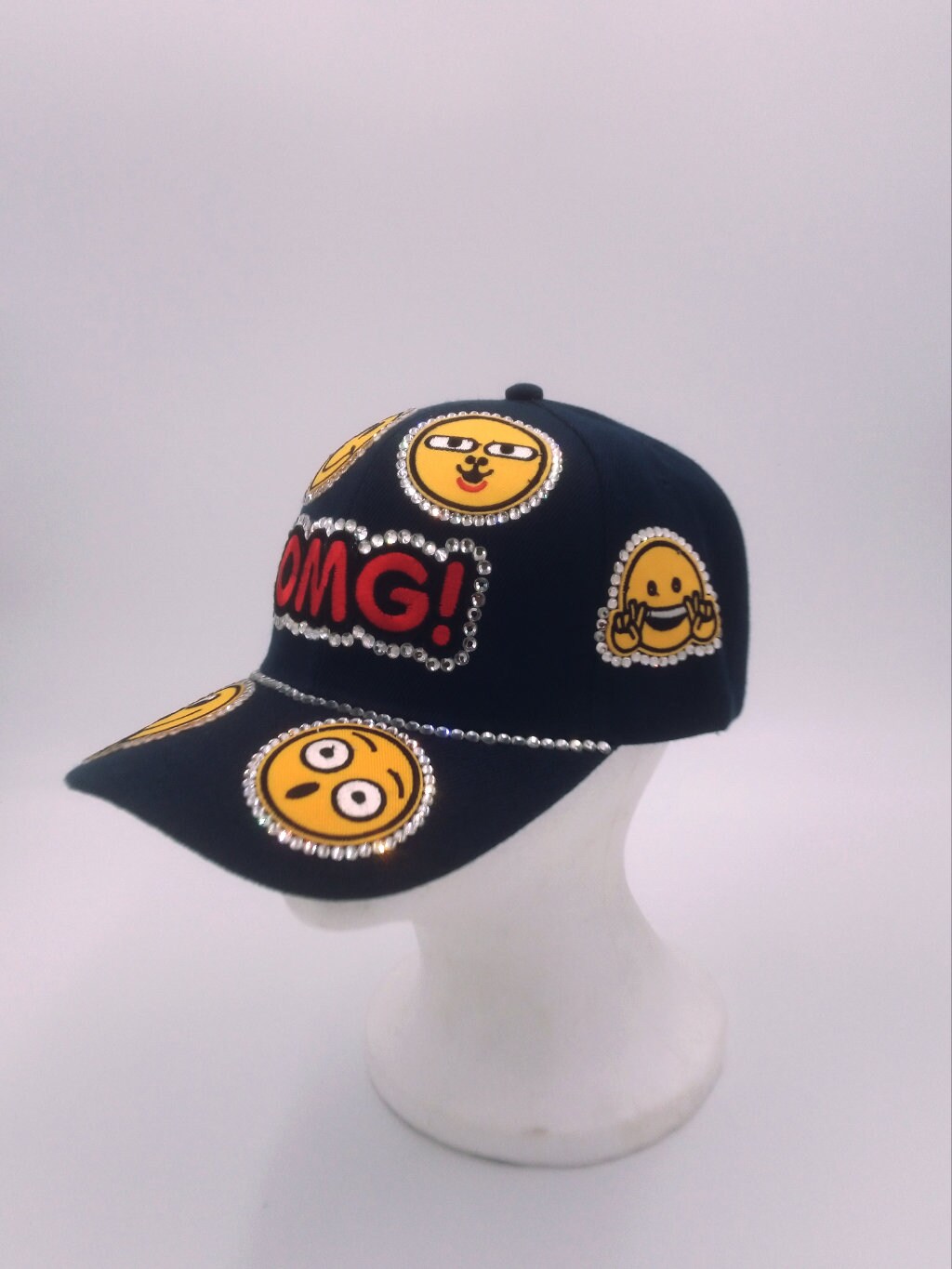 OMG Emoji Handmade Fashion Hat - Etsy India