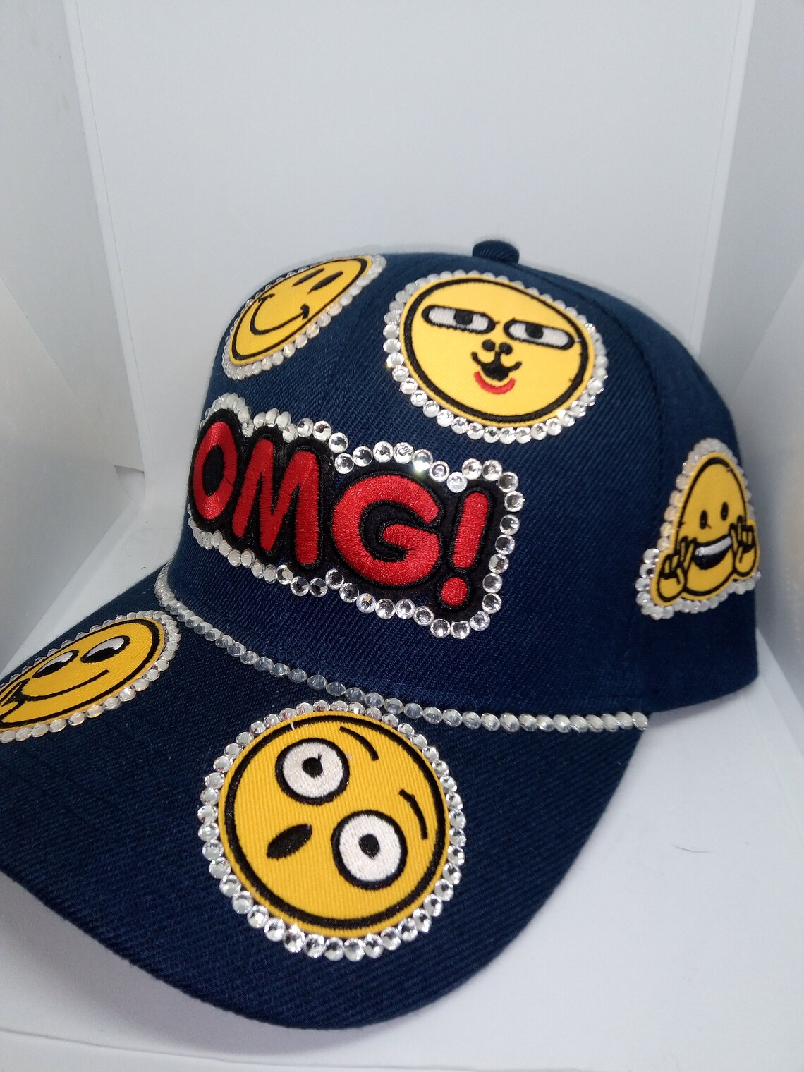 OMG Emoji Handmade Fashion Hat - Etsy India