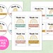 Rainbow Thank You Gift Tags | Teacher Appreciation Gift Tags | Thank ...