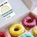 Rainbow Thank You Gift Tags | Teacher Appreciation Gift Tags | Thank ...