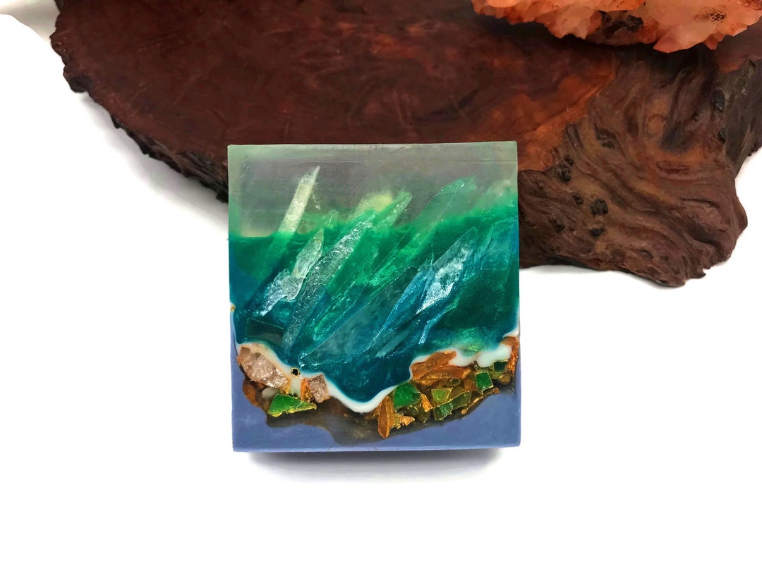 Emerald Crystal Artisan Soap - Lush Rainforest Scent, Goat Milk - Etsy