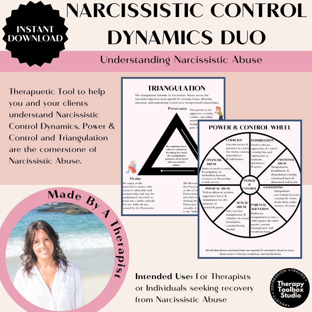 Narcissist, Abuse, Triangulation, Power and Control, Workbook, Anxiety ...