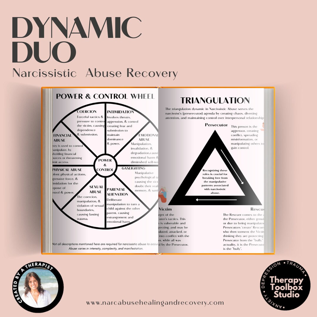 Narcissist, Abuse, Triangulation, Power and Control, Workbook, Anxiety ...