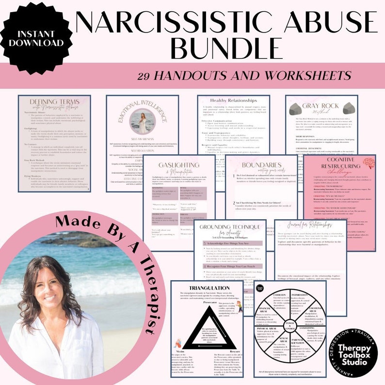 Narcissist, Abuse, Gaslighting, Workbook, Anxiety, Domestic, Self Help, Manipulation, Depression ...