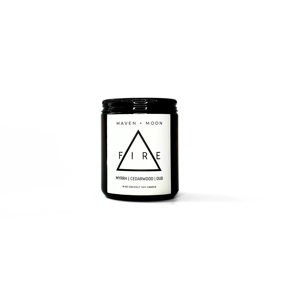 Elemental Candle Set | Fire, Water, Earth, and Air | Handcrafted ...