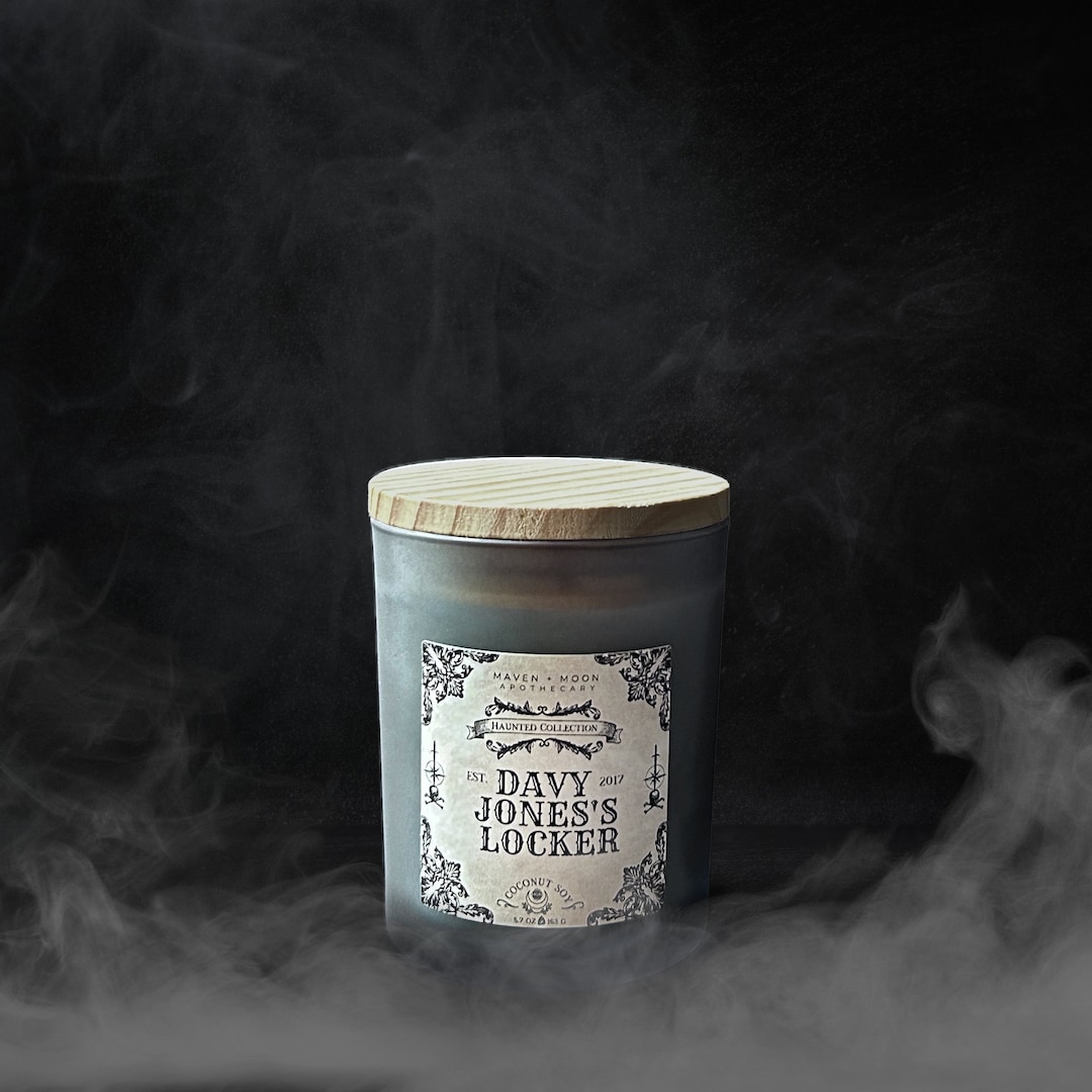 Davy Jones's Locker - Soy & Coconut Candle | 5.75 Oz Vegan | Gothic ...