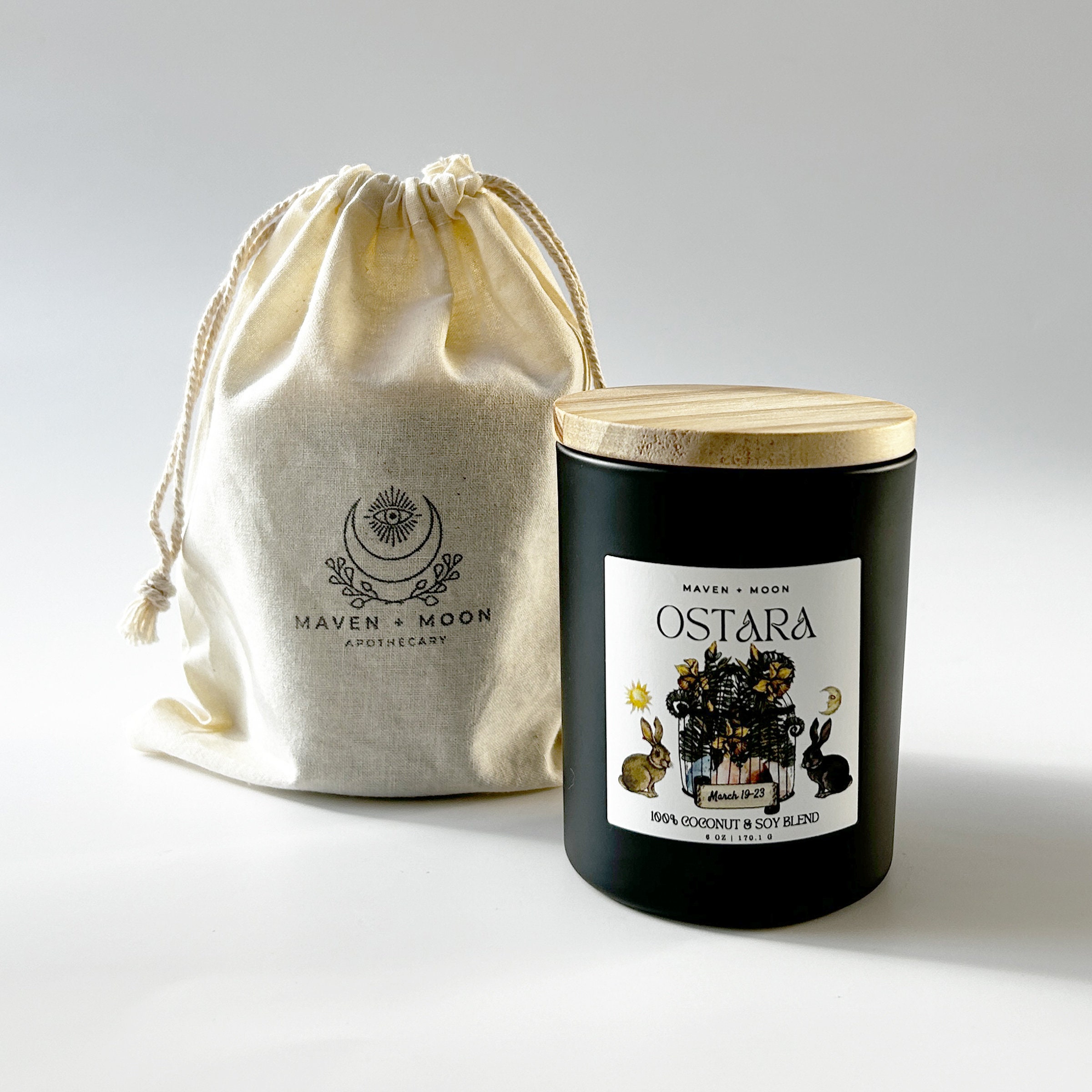OSTARA - 6 Oz Soy & Coconut Candle | Wheel of the Year | Celtic Sabbat ...