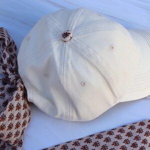 Cotton Baseball Cap With Silk Bow - Etsy