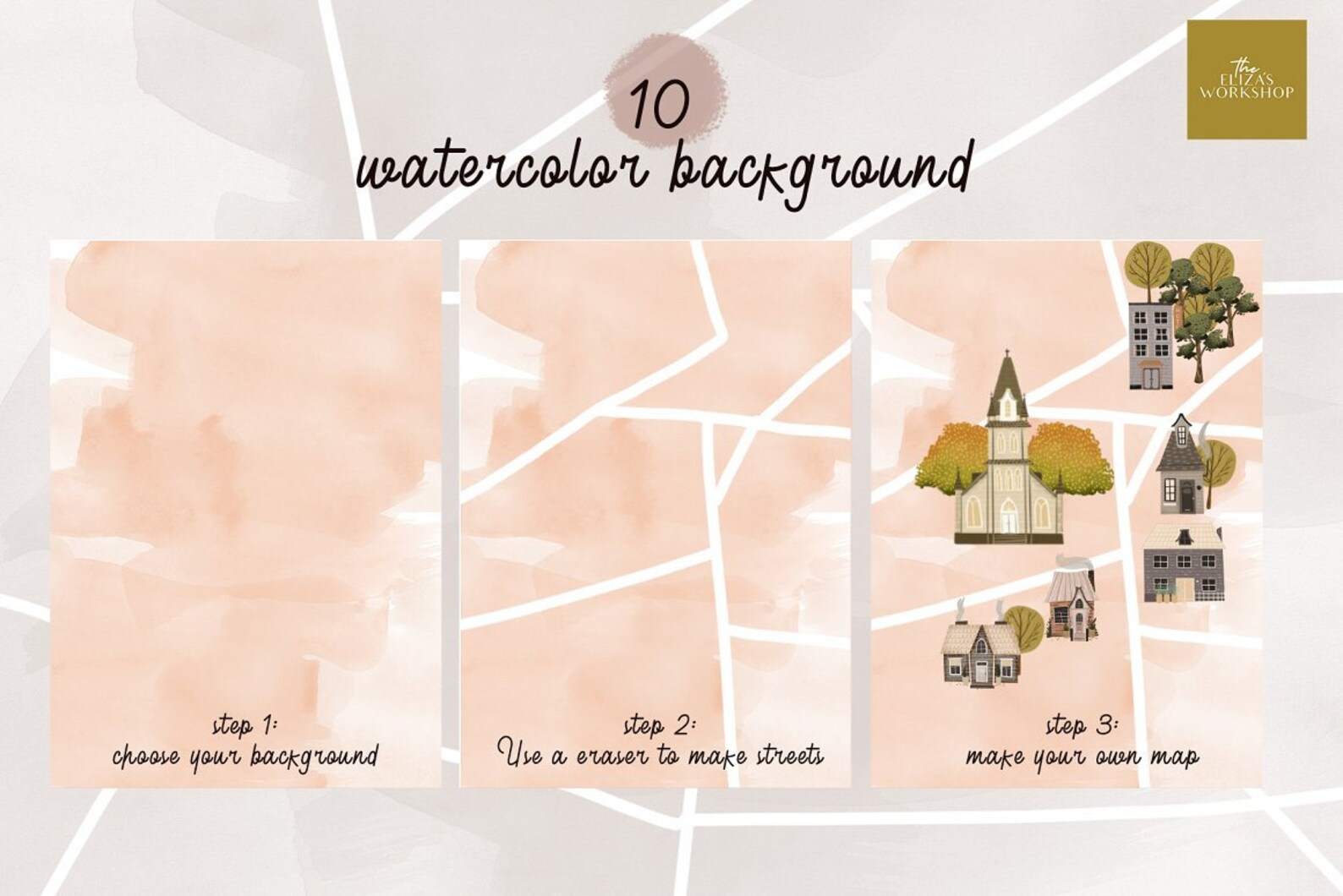 Maps Everywhere Map Creator Clipart, Maps, Illustrations, Invitations ...