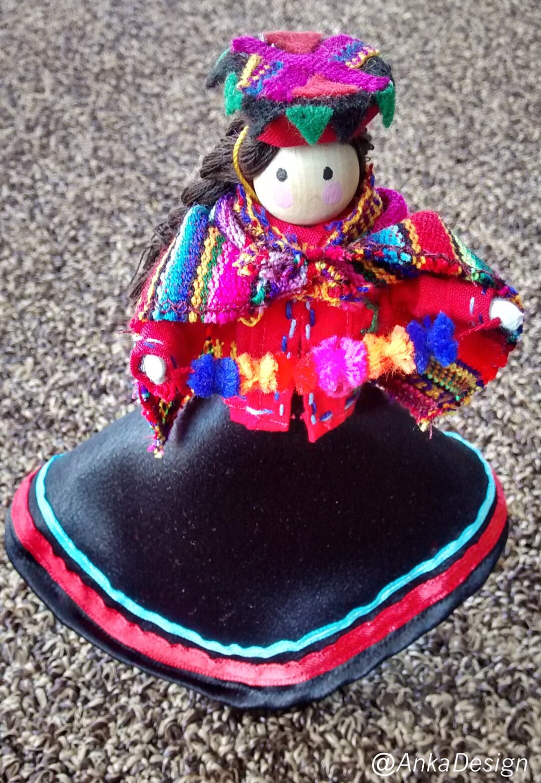 Andean Folkloric Dancer Peruvian Doll Andean Women Collectible Andean ...