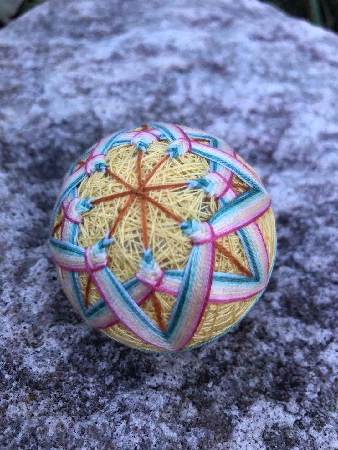 Temari Balls Embroidery Balls Decoration Balls Centerpiece Balls ...