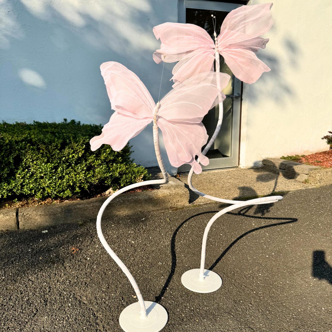 Giant Butterfly / Silk Organza Butterflies / Party Decorations / Alice ...